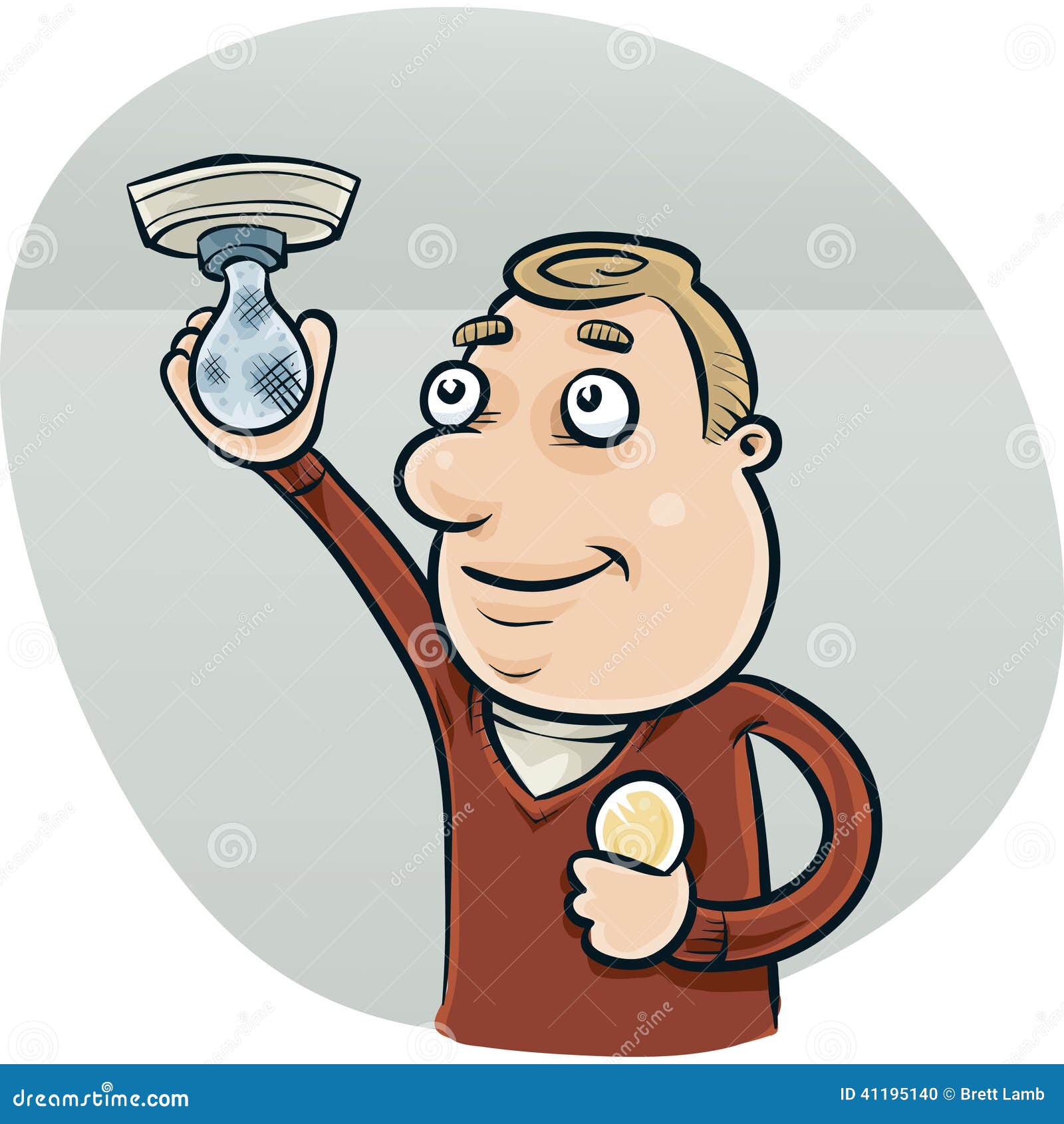 Lightbulb Change stock illustration. Illustration of grin - 41195140 Lightbulb Change stock illustration. Illustration of grin - 41195140