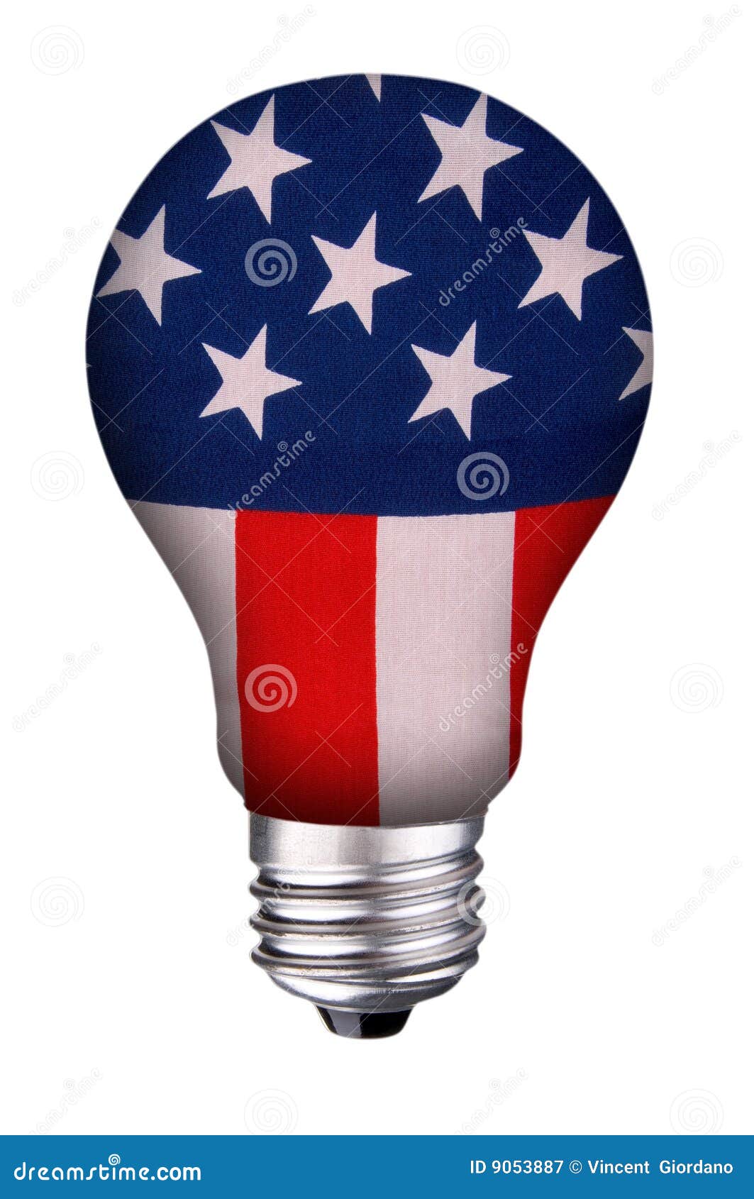 Lightbulb flag stock image. Image of light, smart, white - 9053887