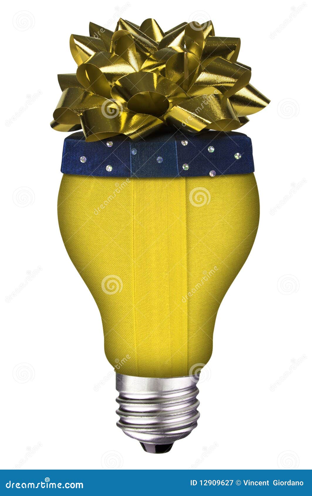 Lightbulb gift stock image. Image of concept, incandescent - 12909627