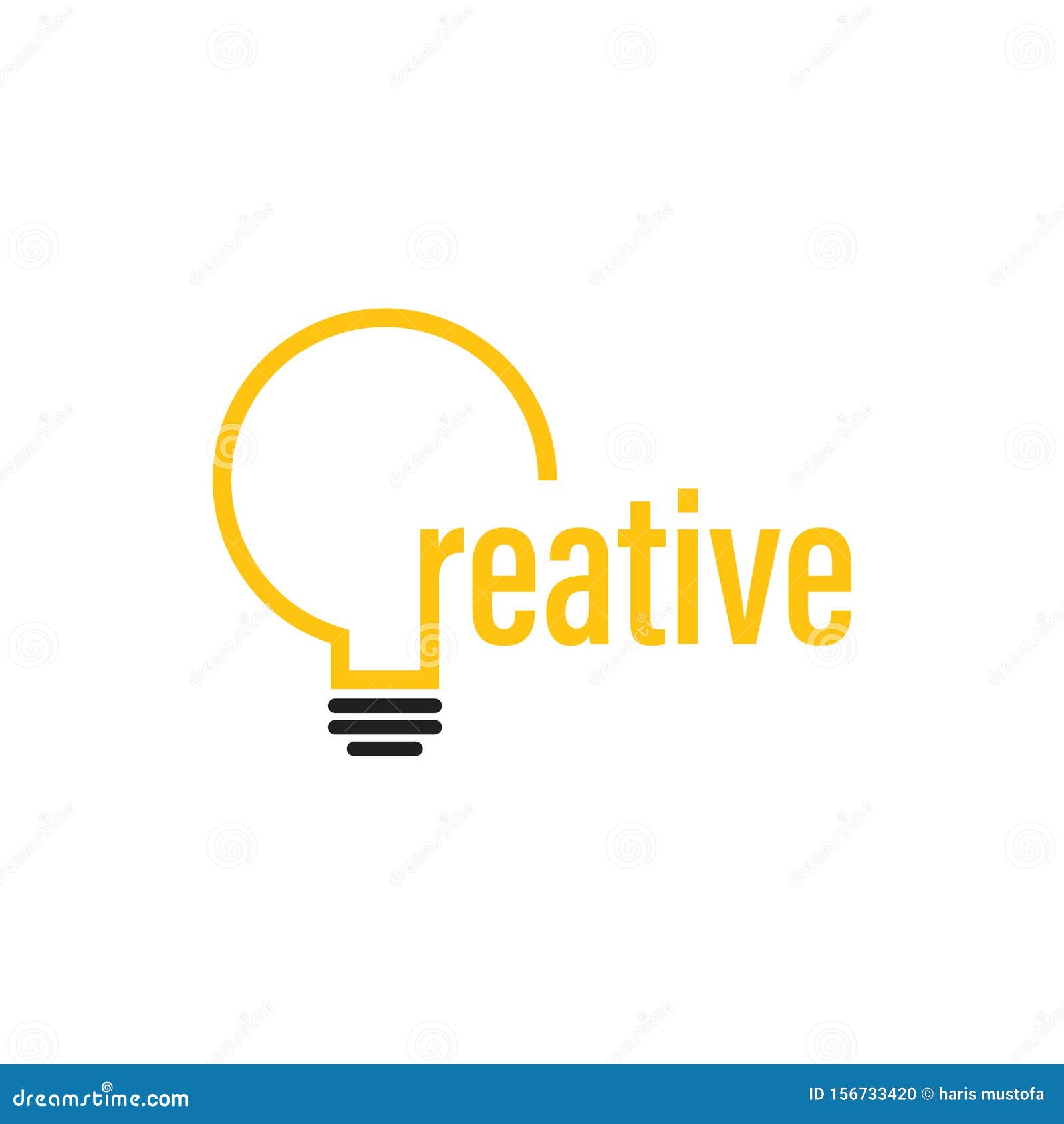 Lightbulb Graphic Design Template Vector Isolated Illustration Stock ...