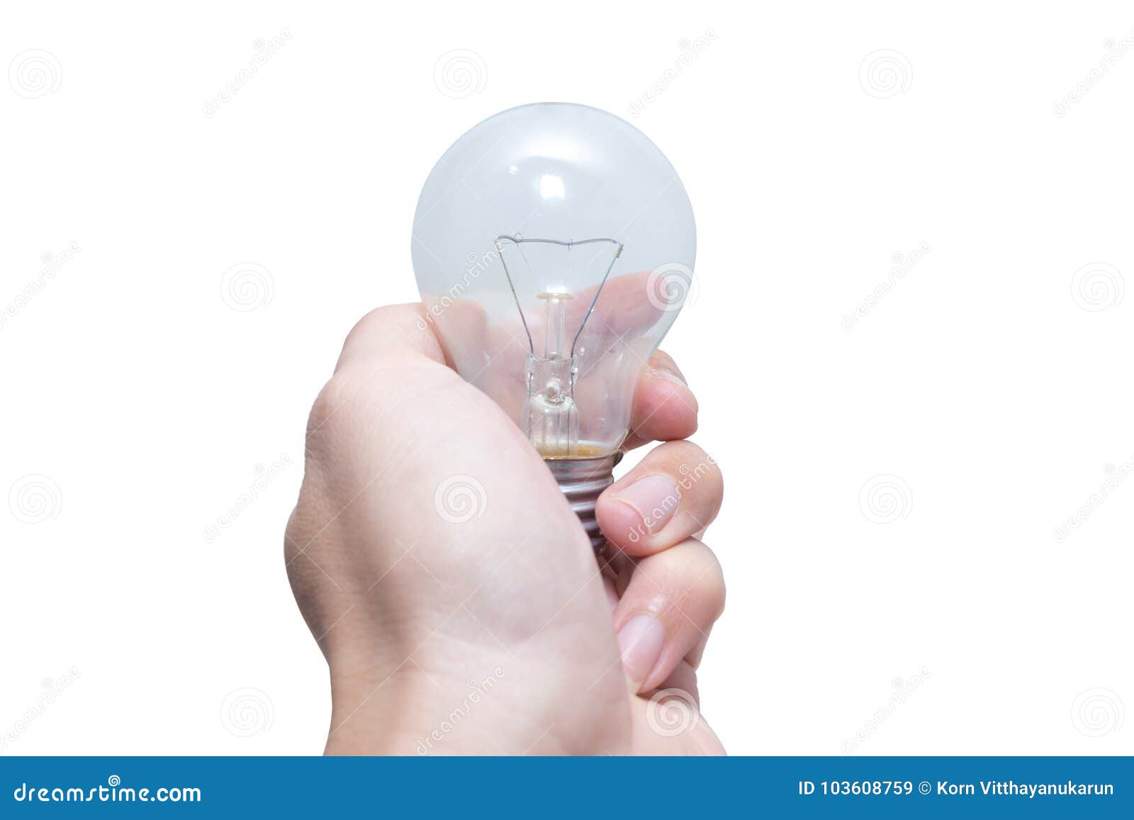 Lightbulb in Hand stock image. Image of light, concept - 103608759
