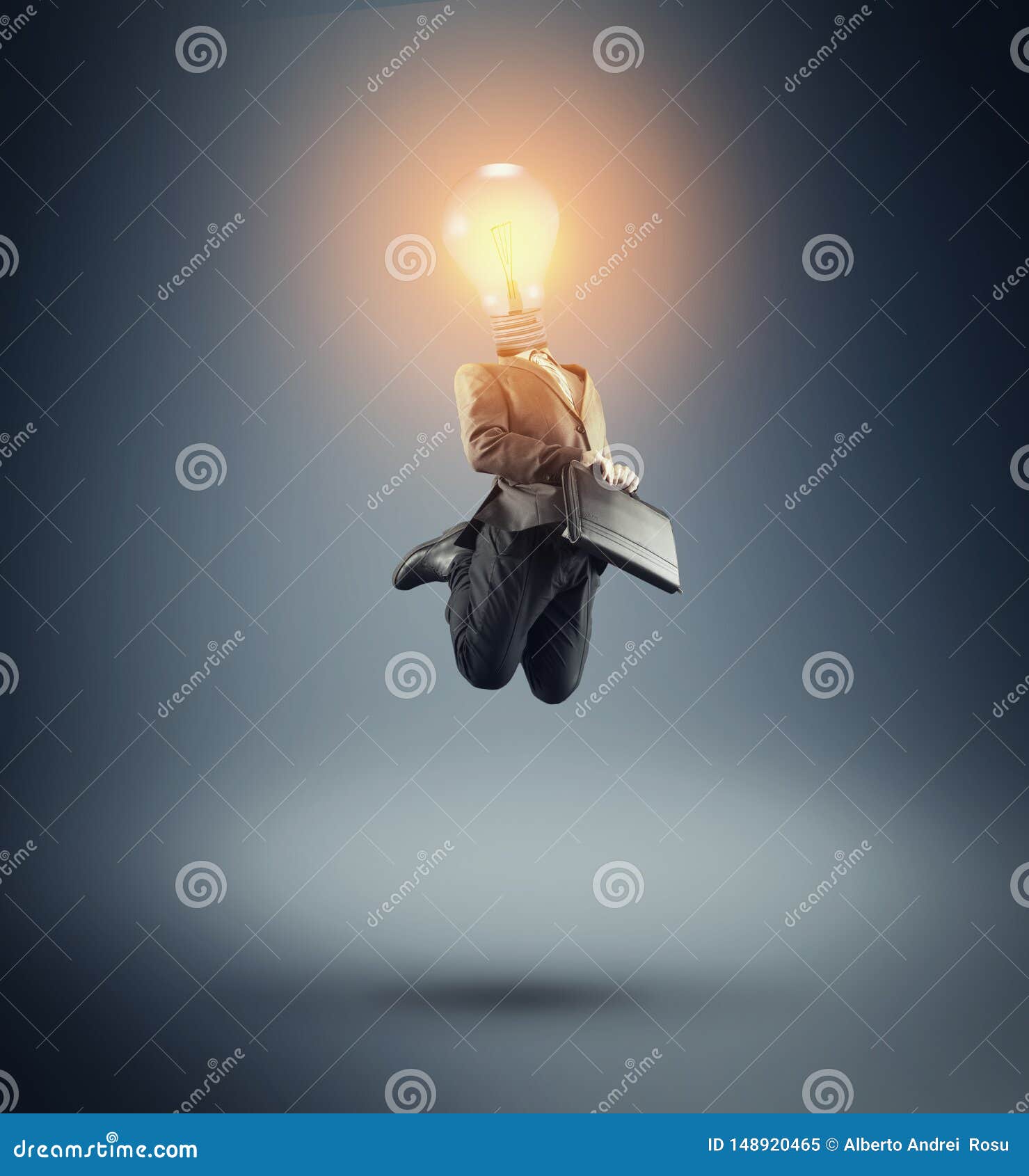 Lightbulb head business stock image. Image of entrepeneur - 148920465