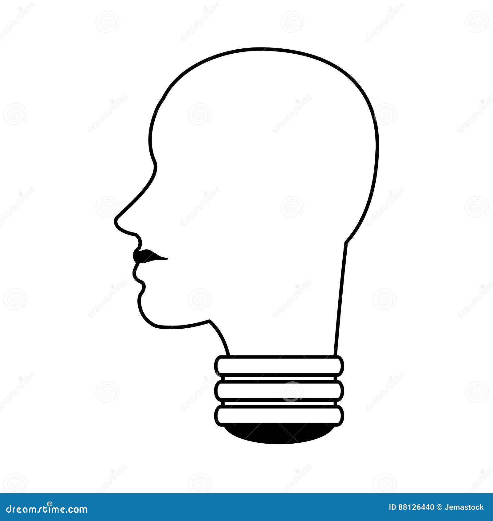 Lightbulb Head Icon Stock Illustrations – 5,735 Lightbulb Head Icon ...