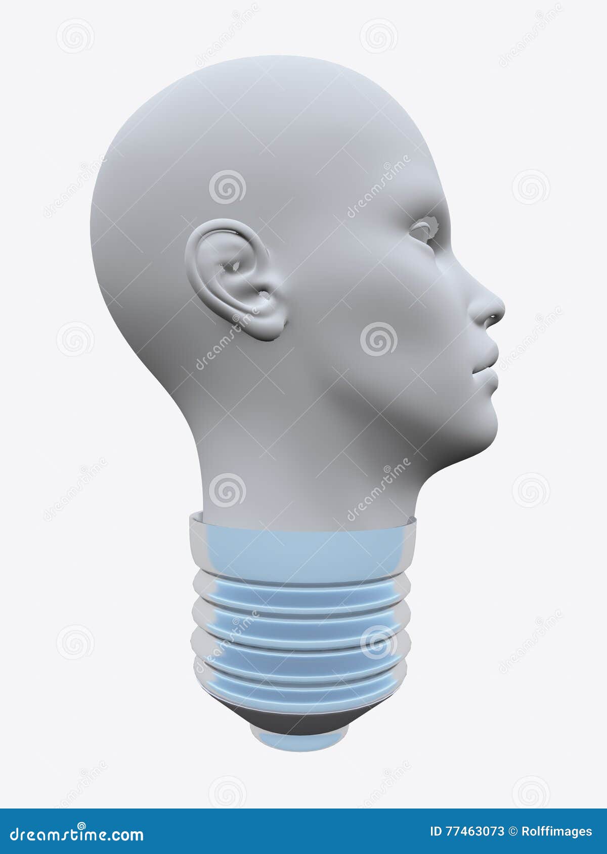 Lightbulb stock illustration. Illustration of education - 77463073