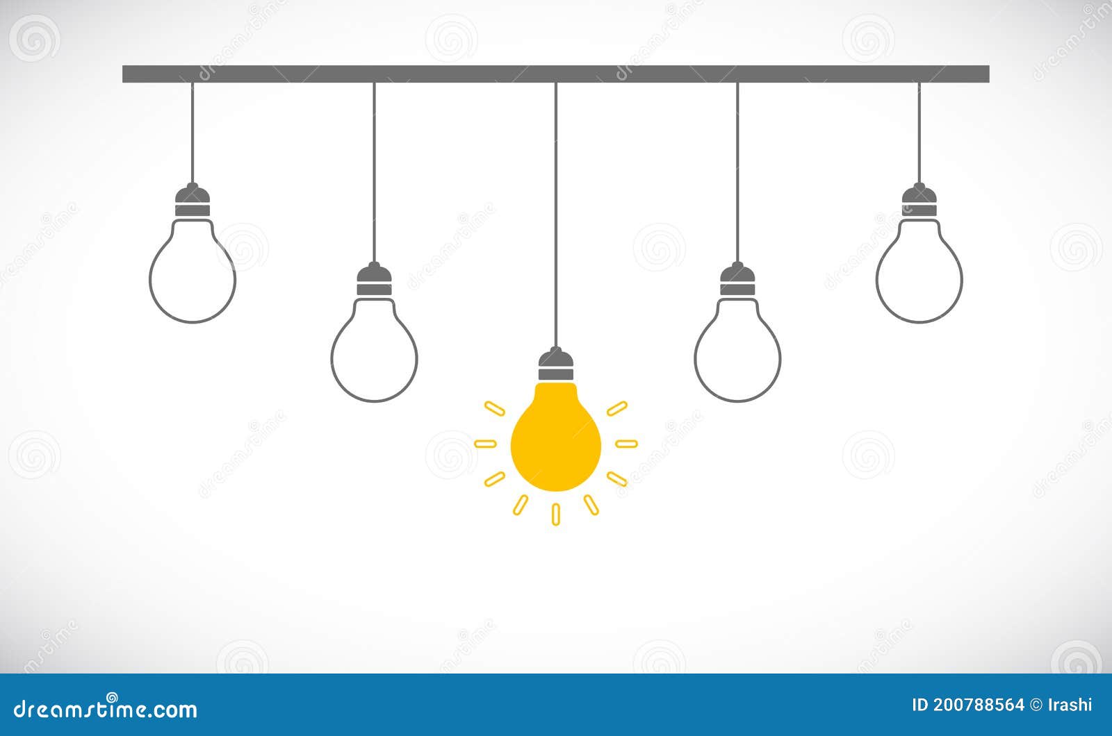 Lightbulb leader icon stock vector. Illustration of lamp - 200788564