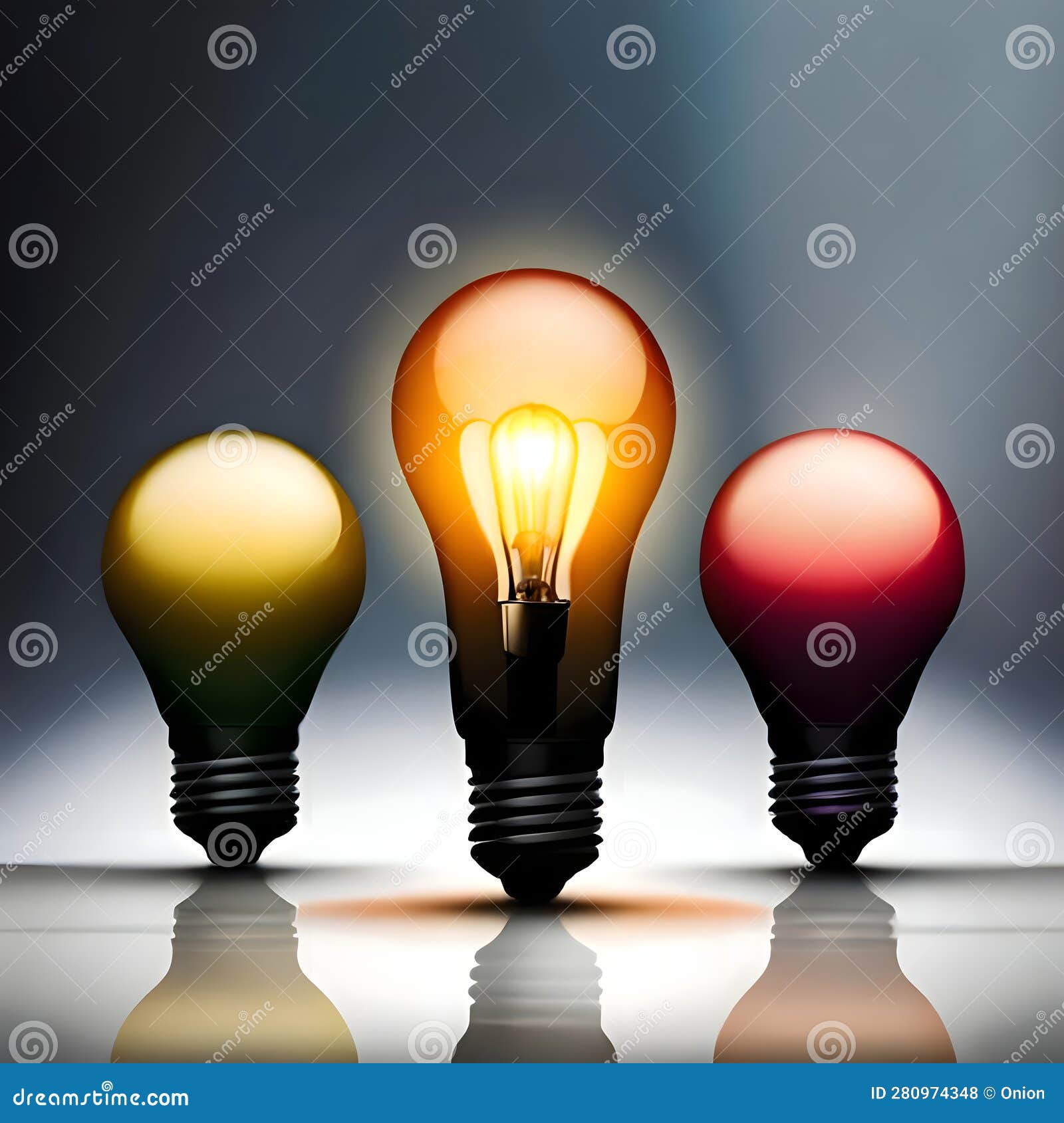 Lightbulb Moment - Ai Generated Image Stock Illustration - Illustration ...