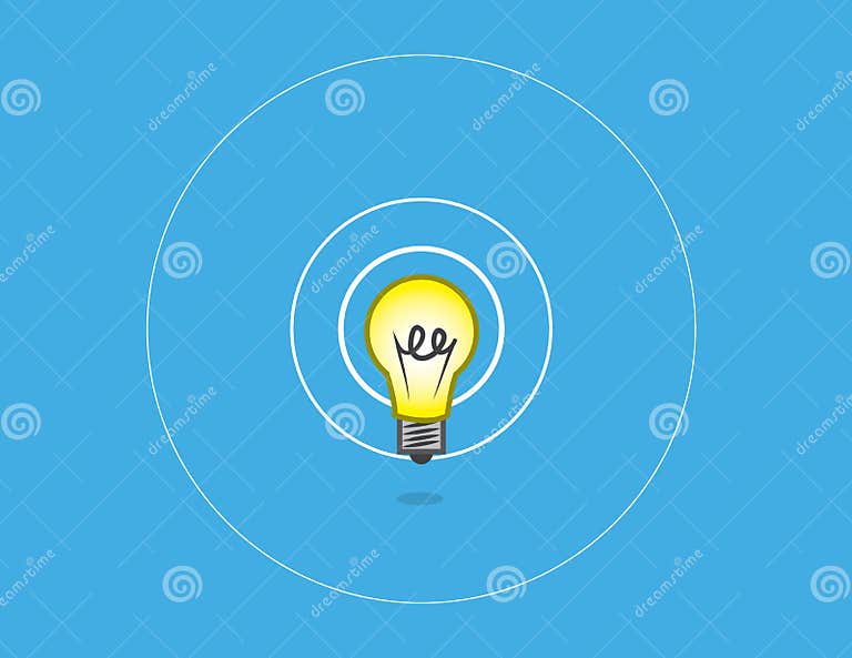 Lightbulb Shine stock vector. Illustration of light, creativity - 35492462