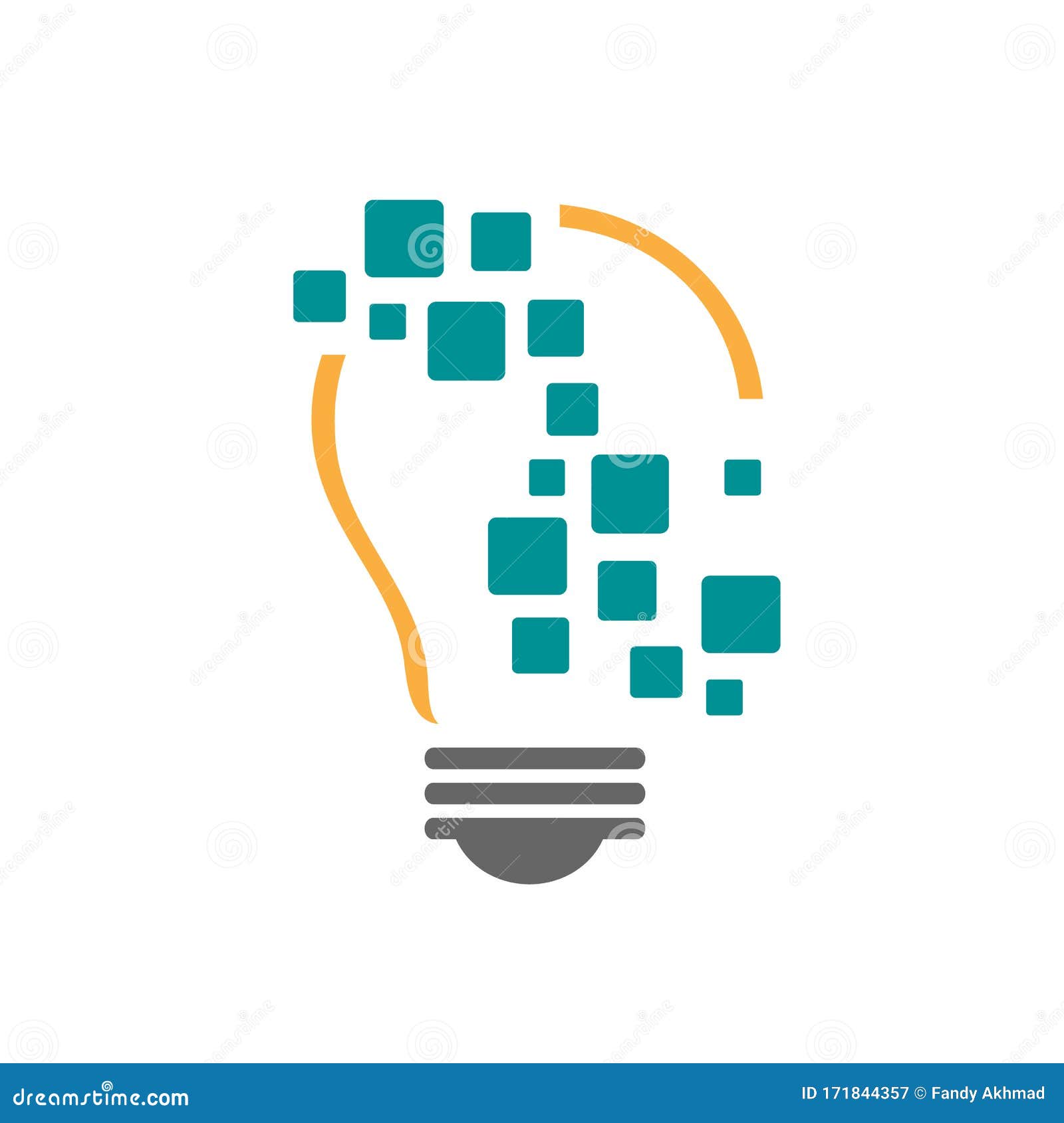 Lightbulb and Tech Concept for Digital Technology Solutions Logo ... Lightbulb and Tech Concept for Digital Technology Solutions Logo ...