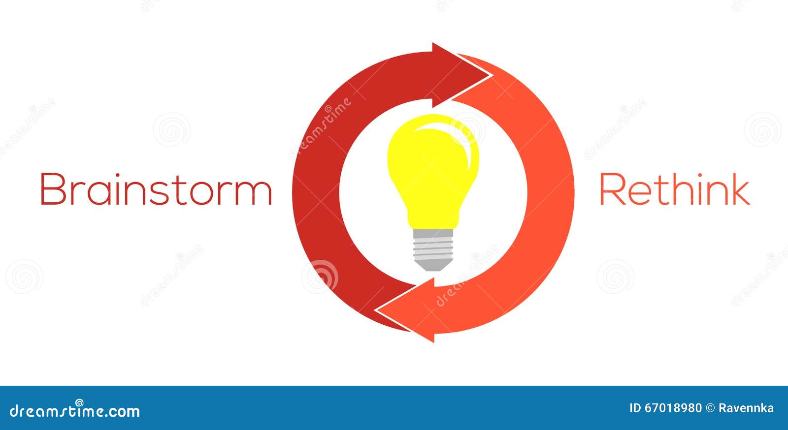 Two Color Rethink Vector Icon From People Concept. Isolated Blue ...