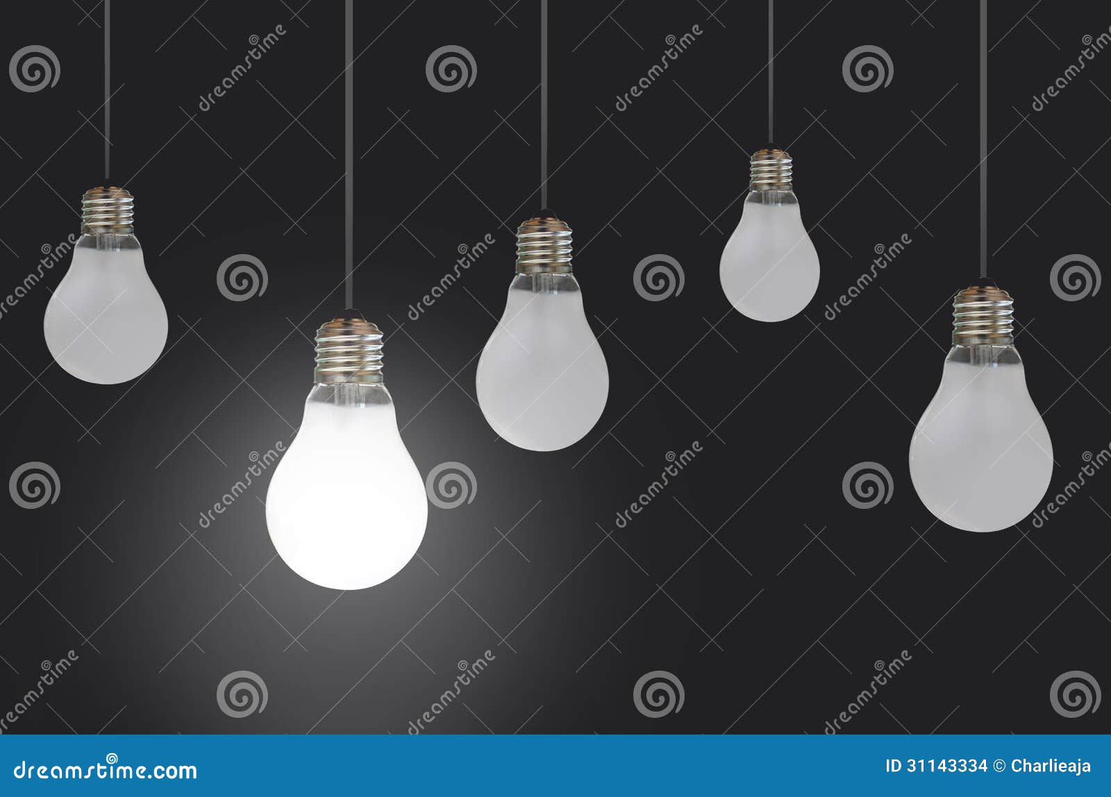 Lightbulbs stock photo. Image of concept, crowd, original - 31143334