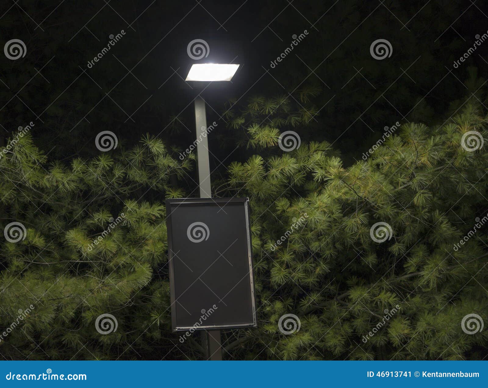 Lighted Blank Sign at Night Stock Image - Image of transportation ...