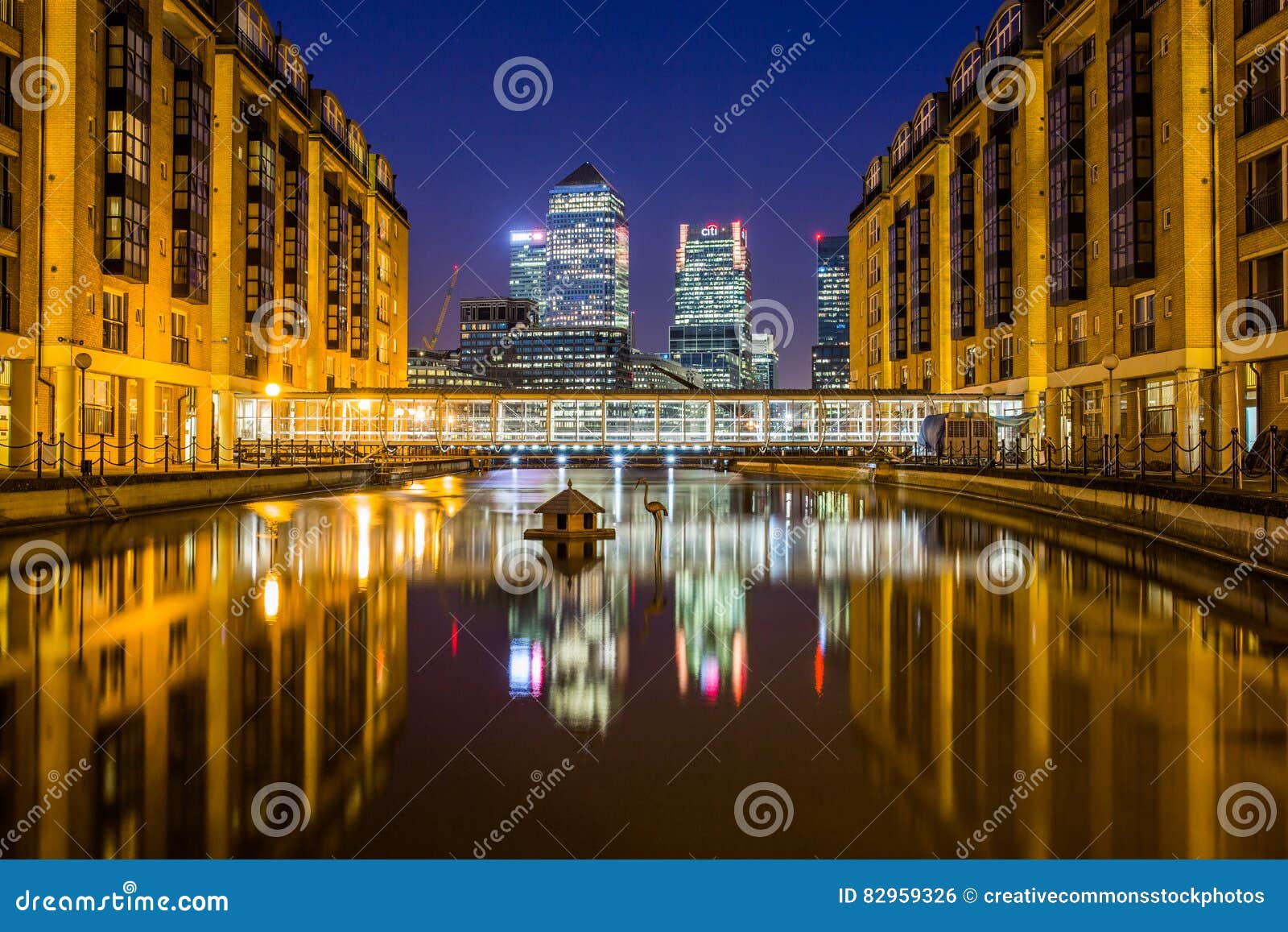 Lighted Concrete Building During Night Time Picture. Image: 82959326