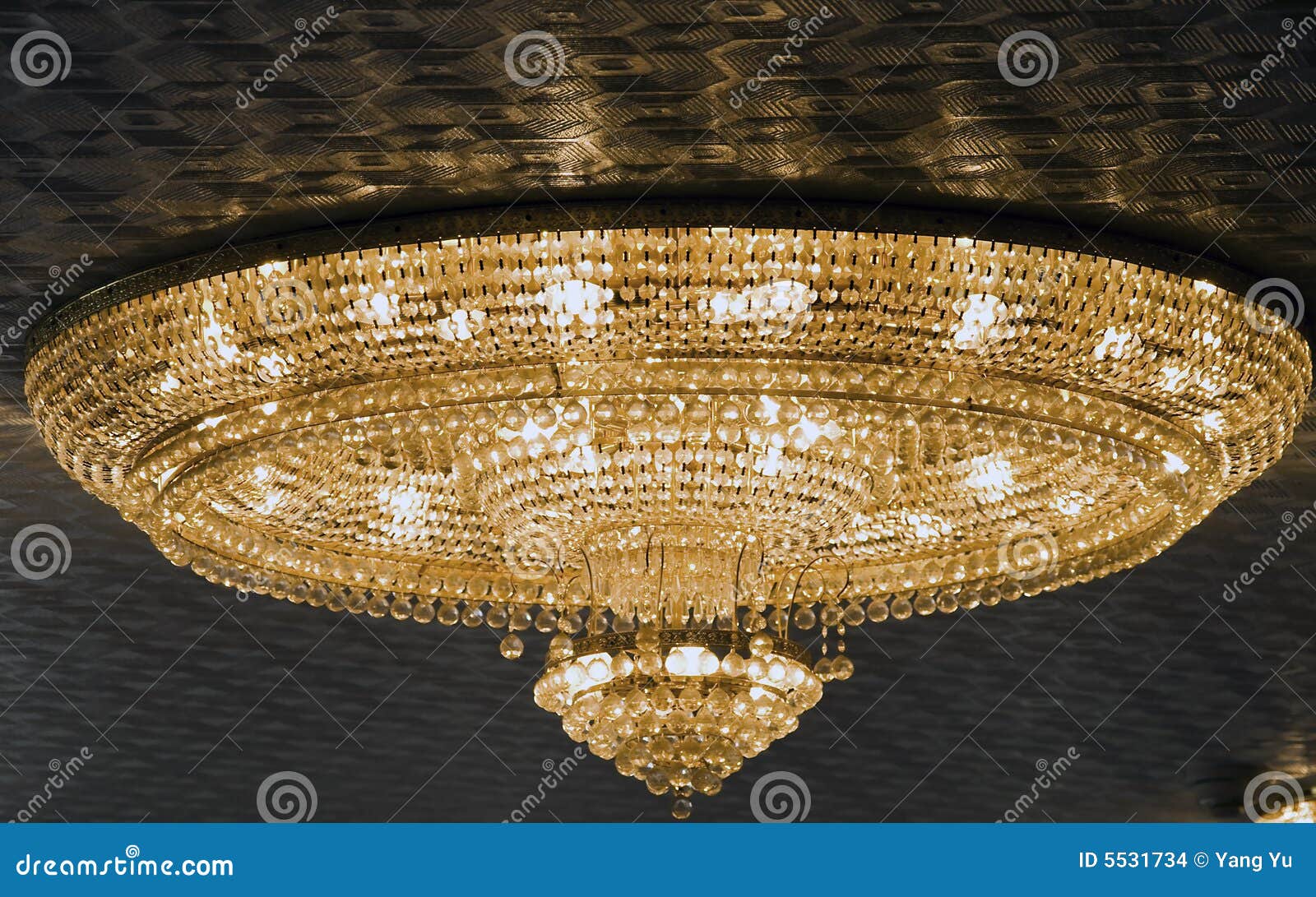 Lighted crystal chandelier stock photo. Image of chandelier - 5531734