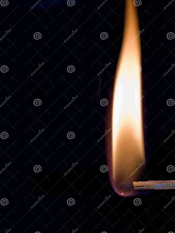 Lighted match stock image. Image of close, colourful, fiery - 8415225