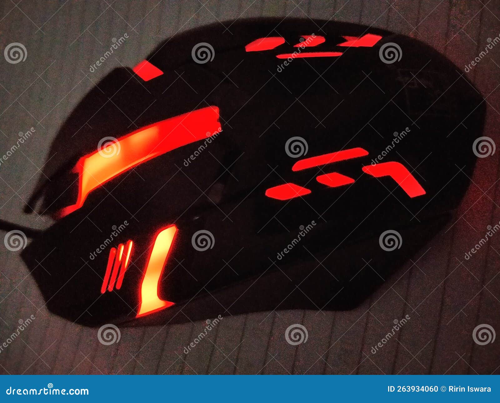 Lighted Mouse for Gamers is Perfect Fit Stock Photo - Image of lighting ...
