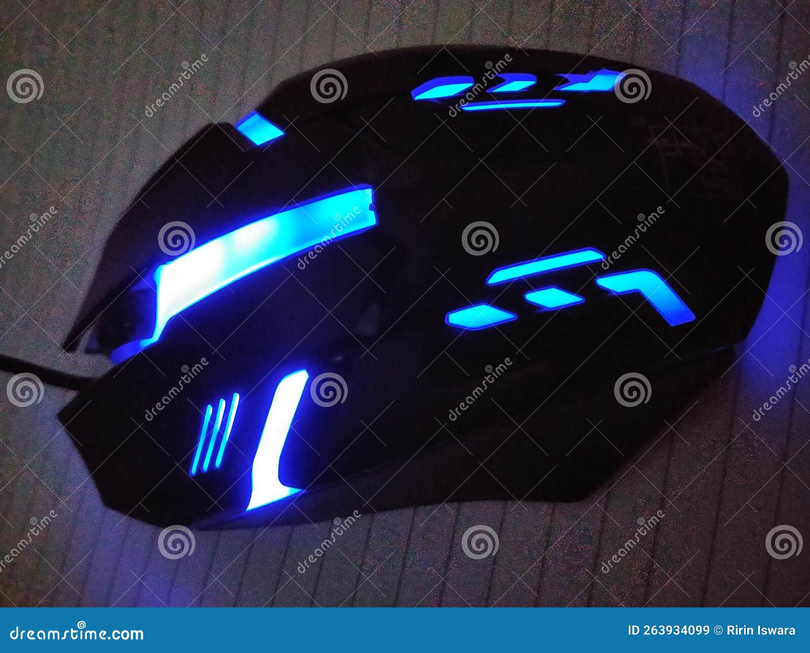 Lighted Mouse for Gamers is Perfect Fit Stock Image - Image of light ...