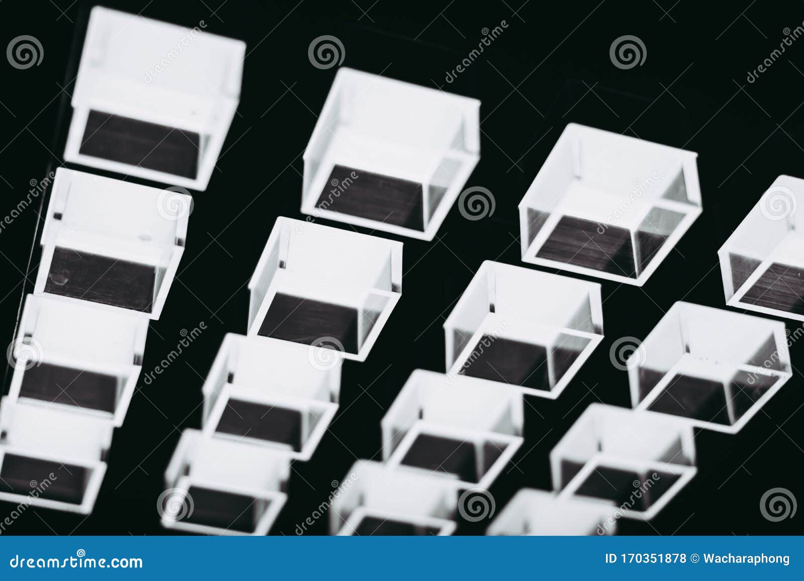 Lighted square buttons stock photo. Image of texture - 170351878