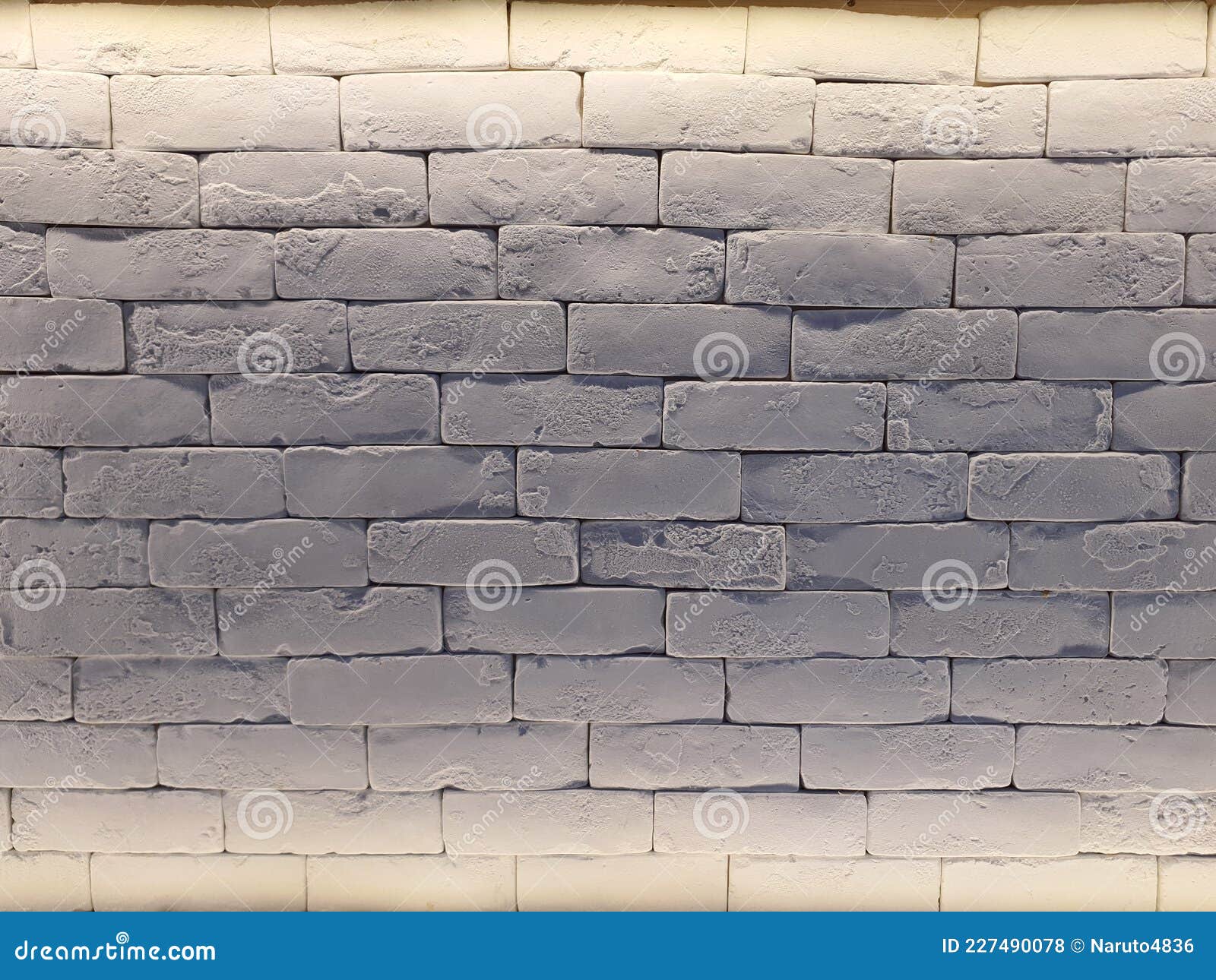 Lighted White Brick Wall Background Stock Photo - Image of ancient ...