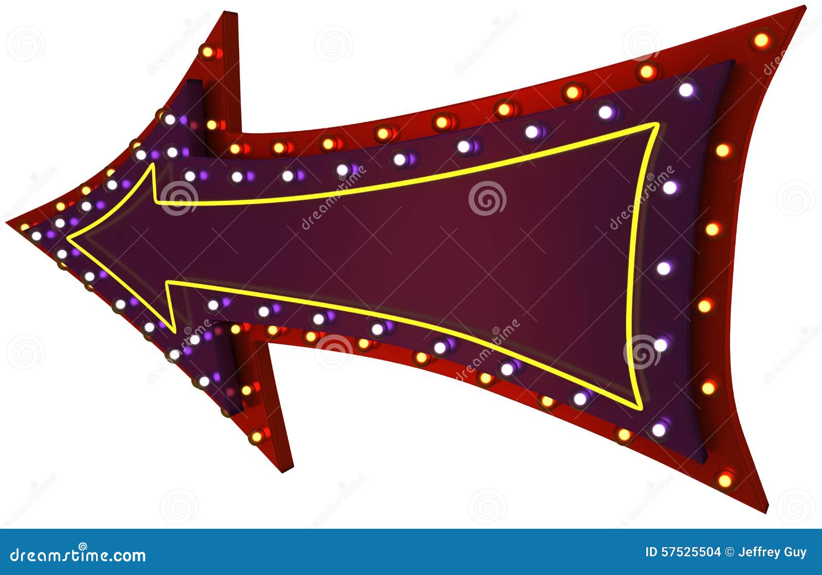 LightedArrow stock photo. Illustration of lightedarrow - 57525504