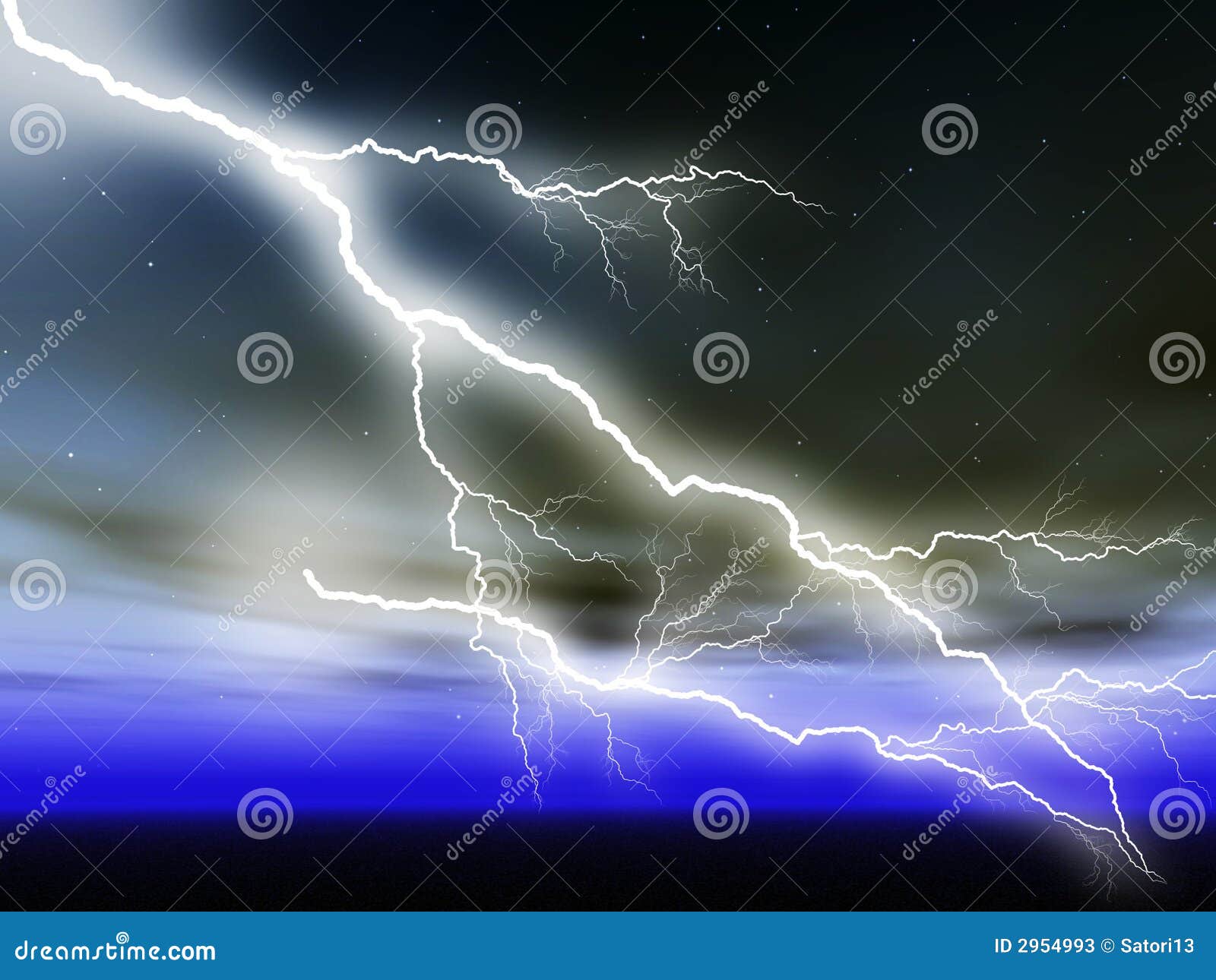 Lightening stock illustration. Illustration of flash, electrical - 2954993