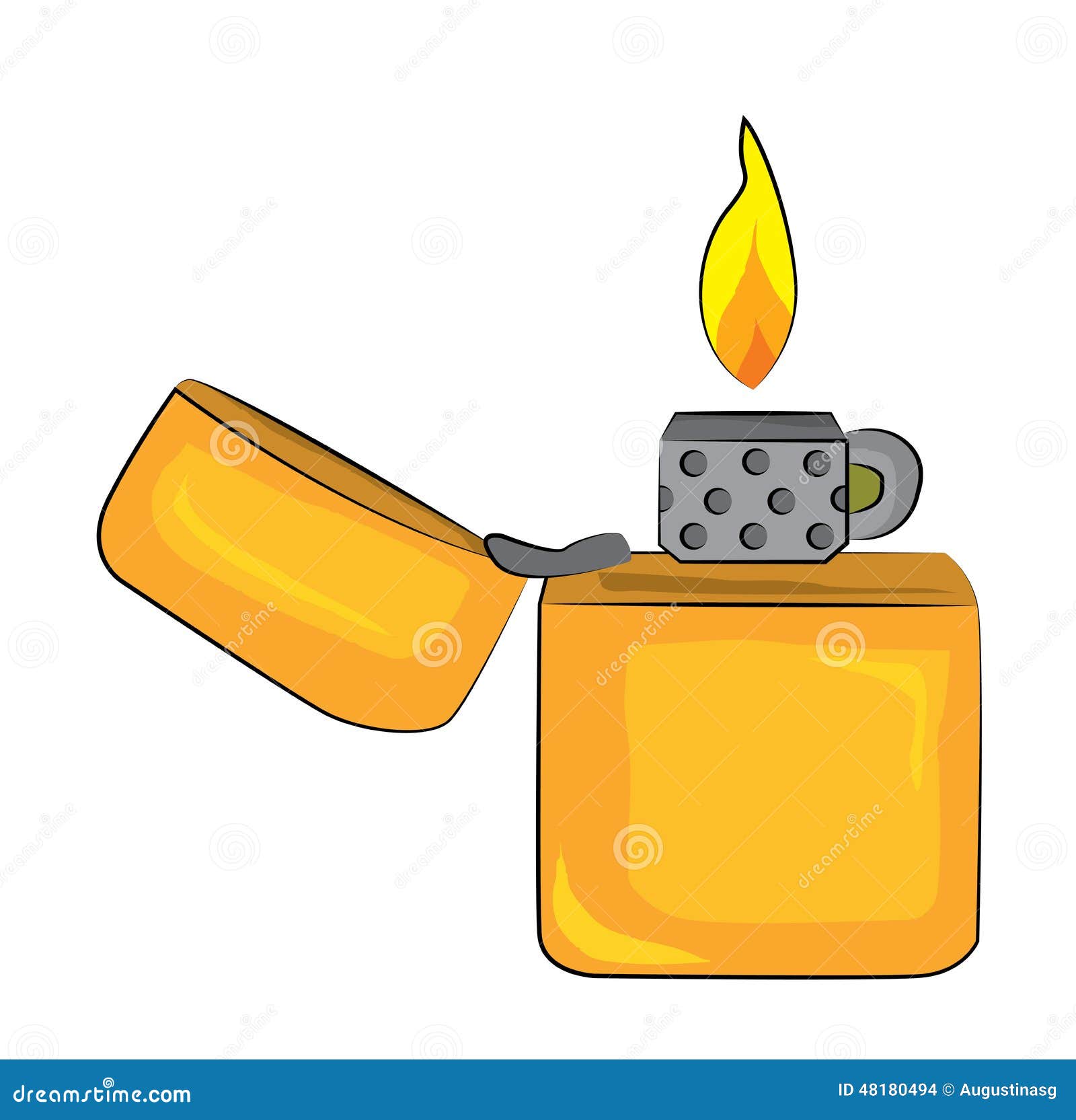 Lighter cartoon stock illustration. Illustration of graphics - 48180494