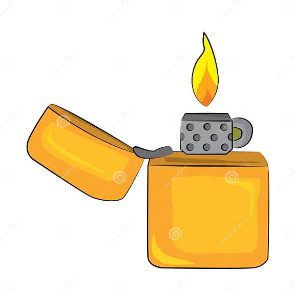 Lighter cartoon stock illustration. Illustration of graphics - 48180494