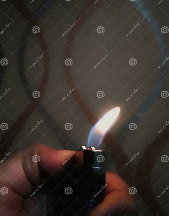 Lighter in the dark stock photo. Image of glass, white - 266007030