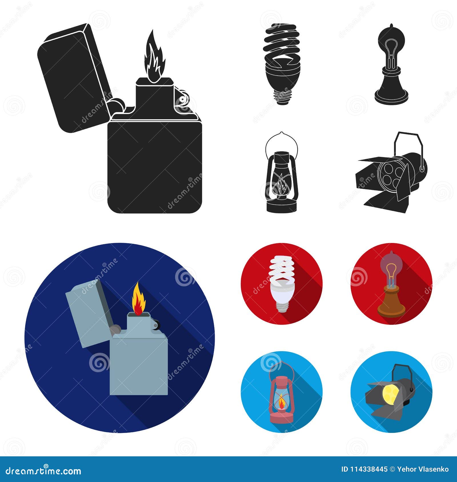 Lighter, Economical Light Bulb, Edison Lamp, Kerosene Lamp.Light Source ...