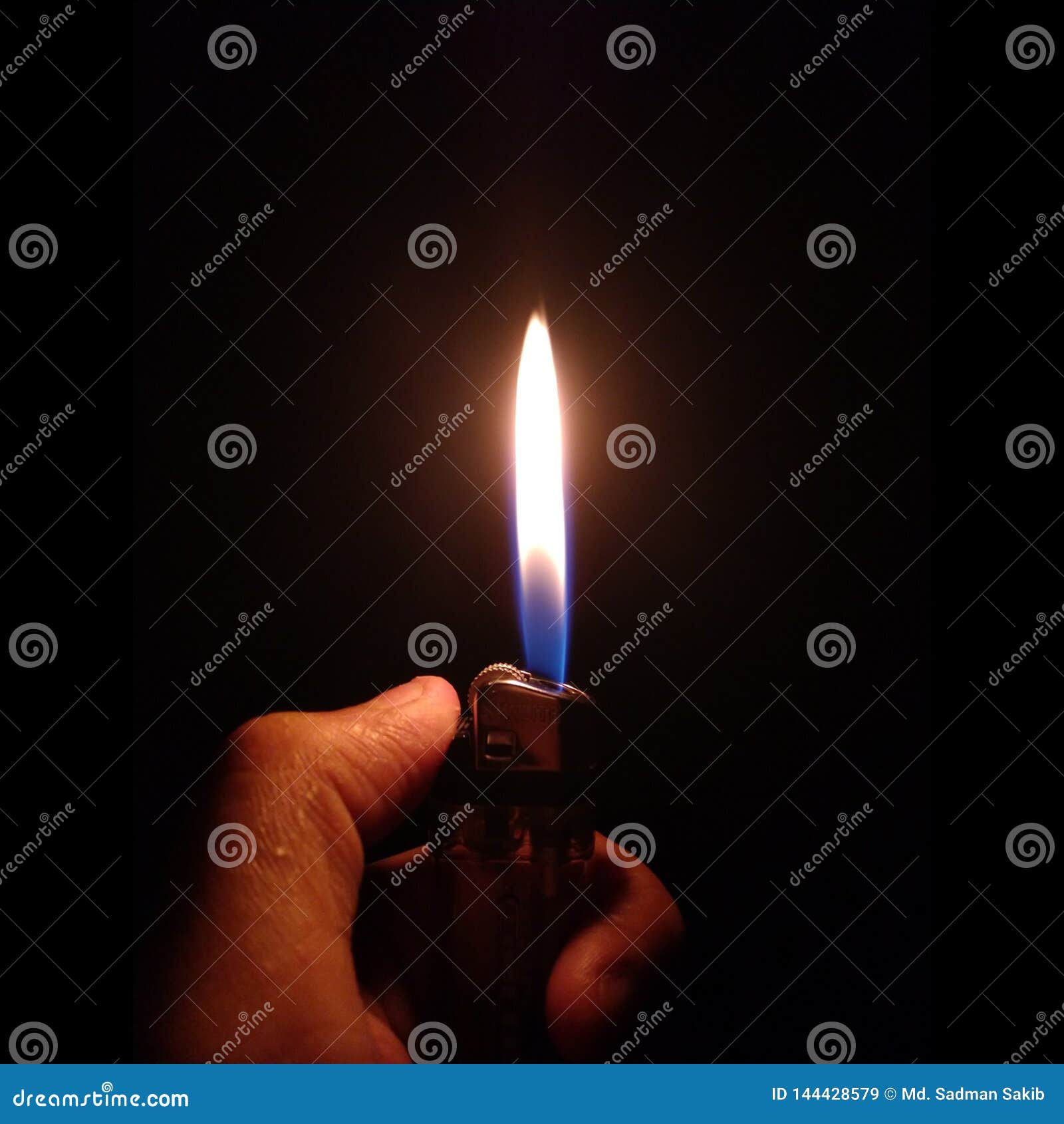 Lighter, Fire, Dark, Night stock image. Image of hand - 144428579