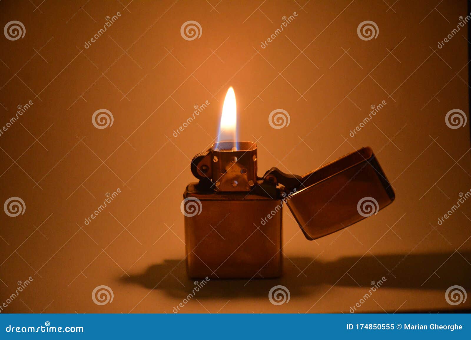 LIGHTER FLAME CLOSE UP with WHITE BACKGROUND Stock Image - Image of ...