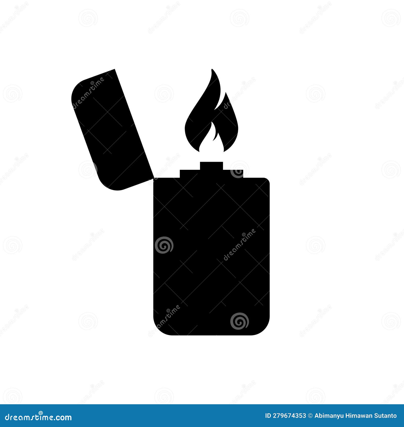 Lighter icon vector stock vector. Illustration of glossy - 279674353