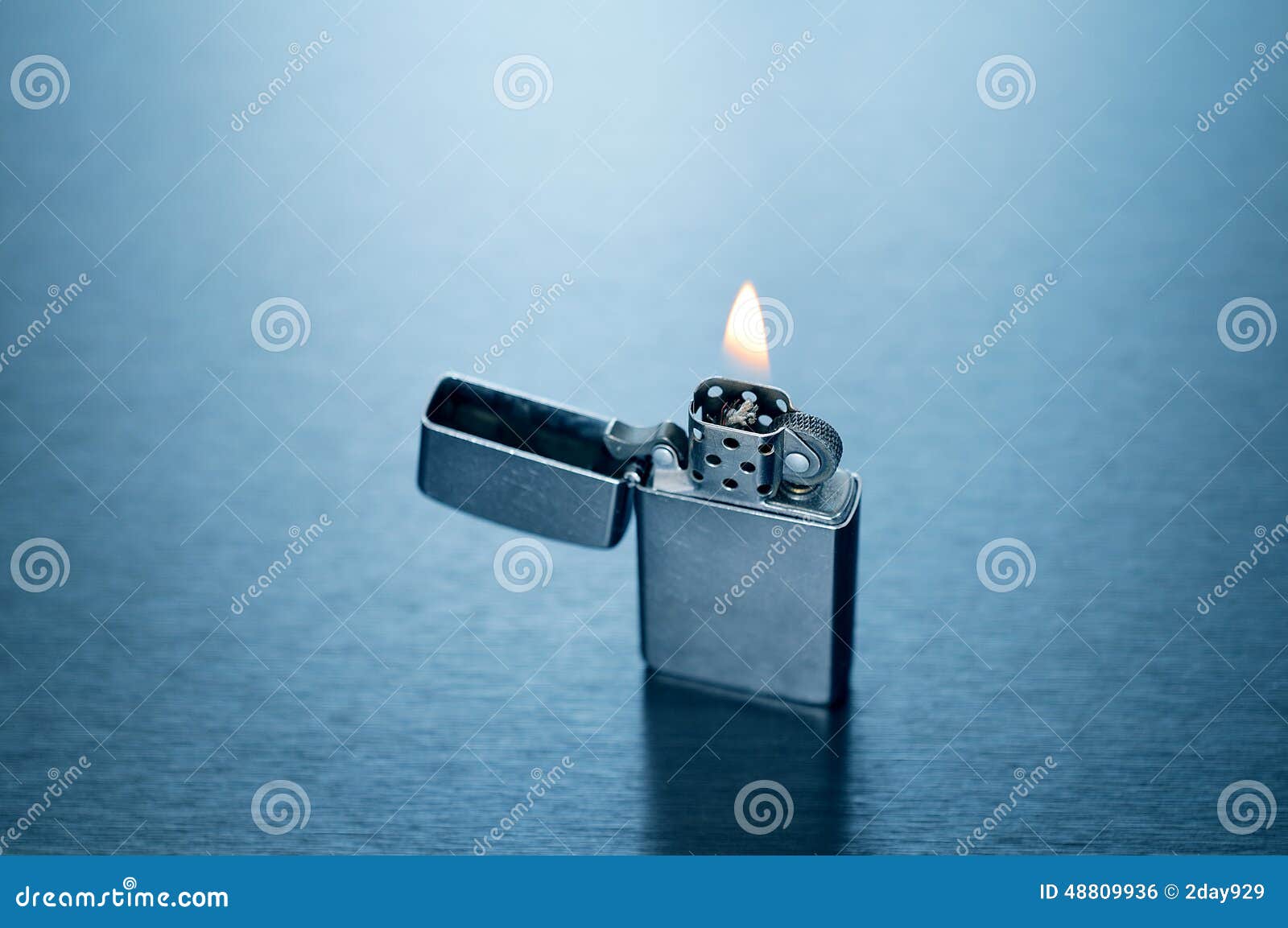 Lighter stock photo. Image of steel, tool, silver, blue - 48809936