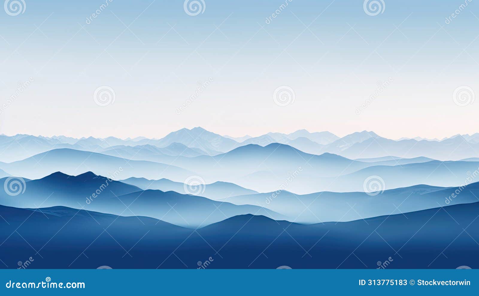 Lighter navy blue gradient stock illustration. Illustration of peaceful ...