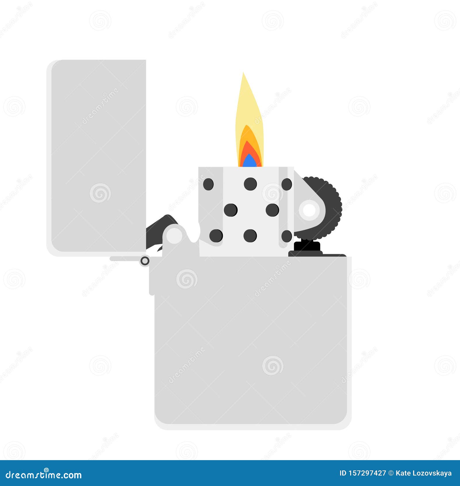 Linear Zippo Icon From Luxury Outline Collection. Thin Line Zippo Icon ...