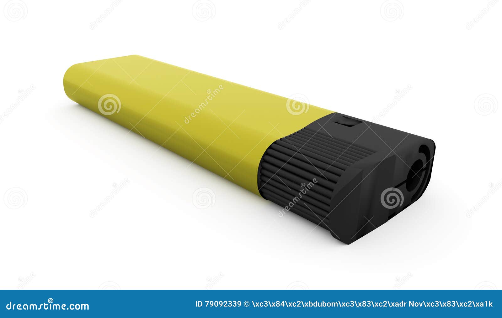 Lighter on White Background Stock Illustration - Illustration of ...