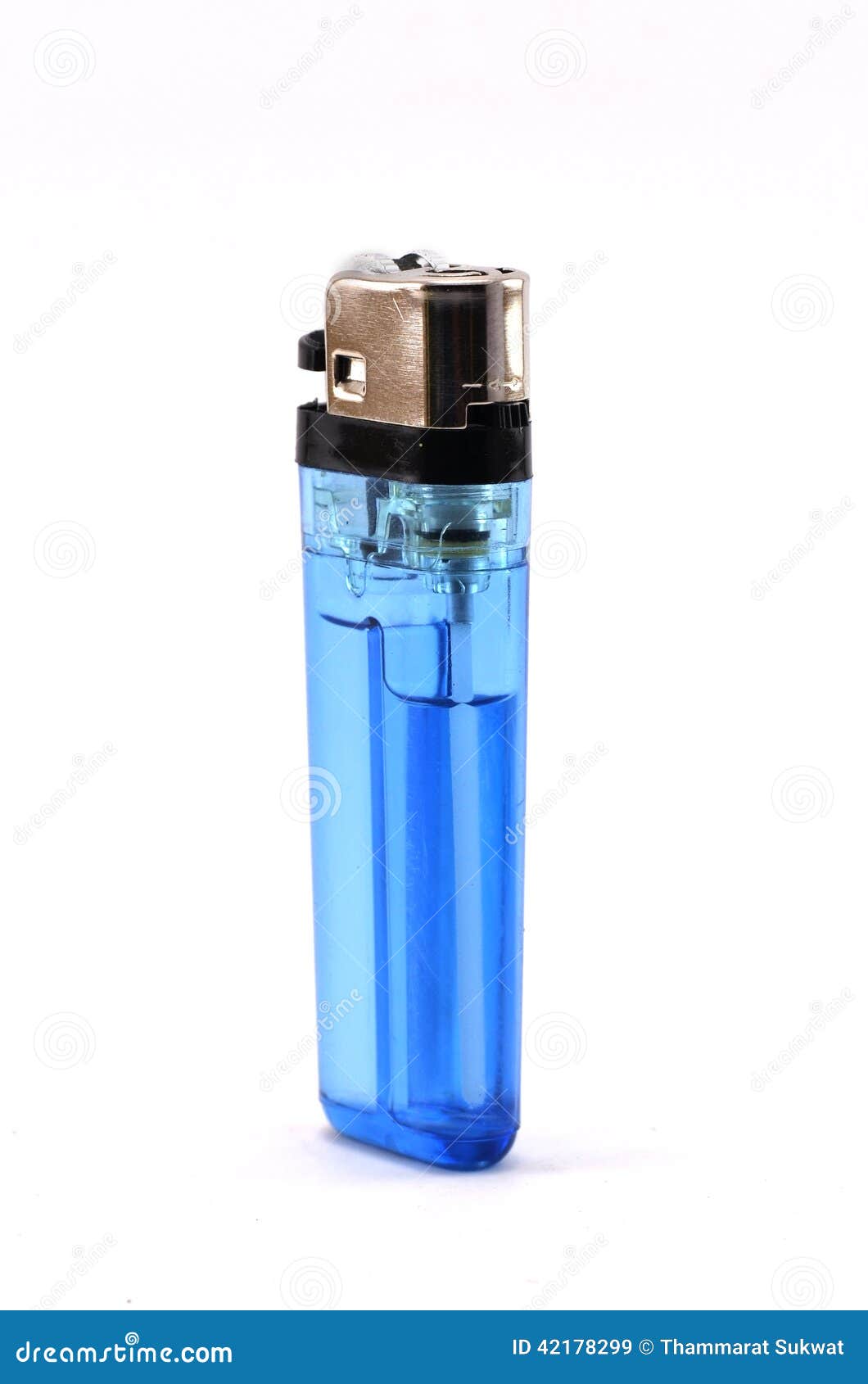 Lighter on White Background Stock Image - Image of danger, steel: 42178299