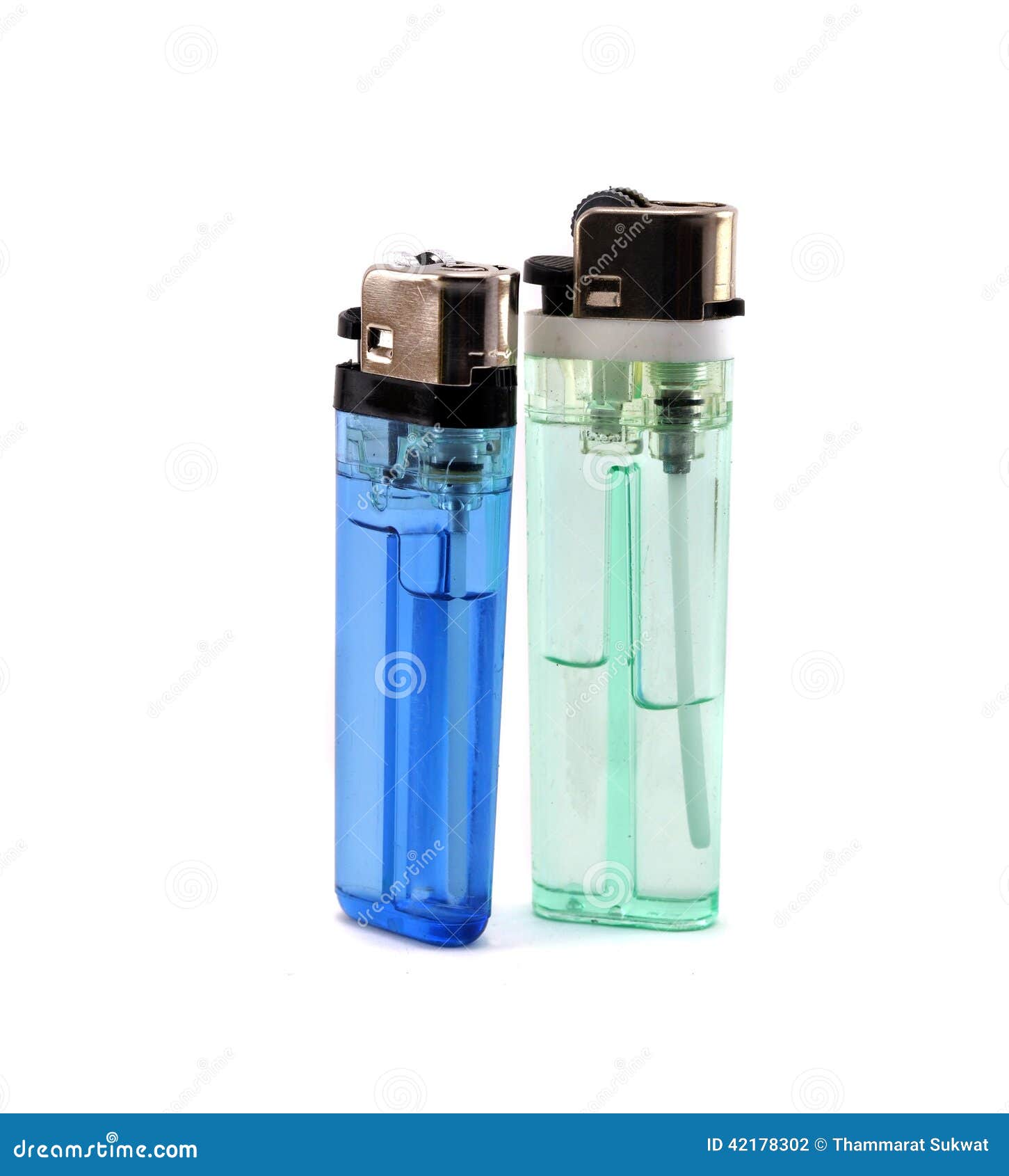 Lighter on White Background Stock Photo - Image of cigarette, object ...