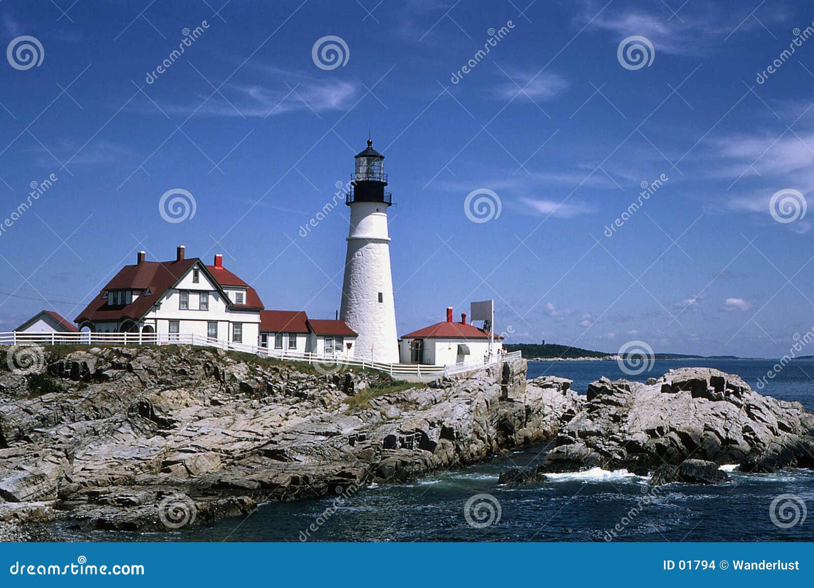 Lighthouse stock photo. Image of water, light, travel, blue - 1794
