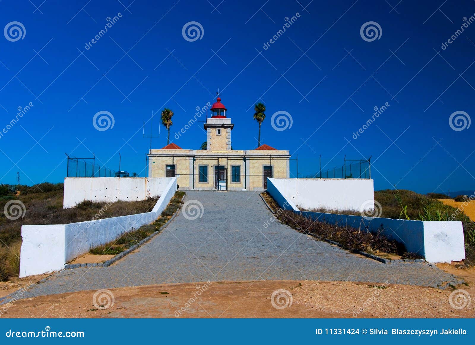 Lighthouse stock photo. Image of algarve, europe, sand - 11331424