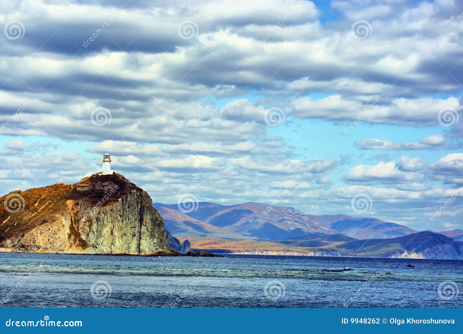 Lighthouse stock photo. Image of wave, russia, moody, coastline - 9948262