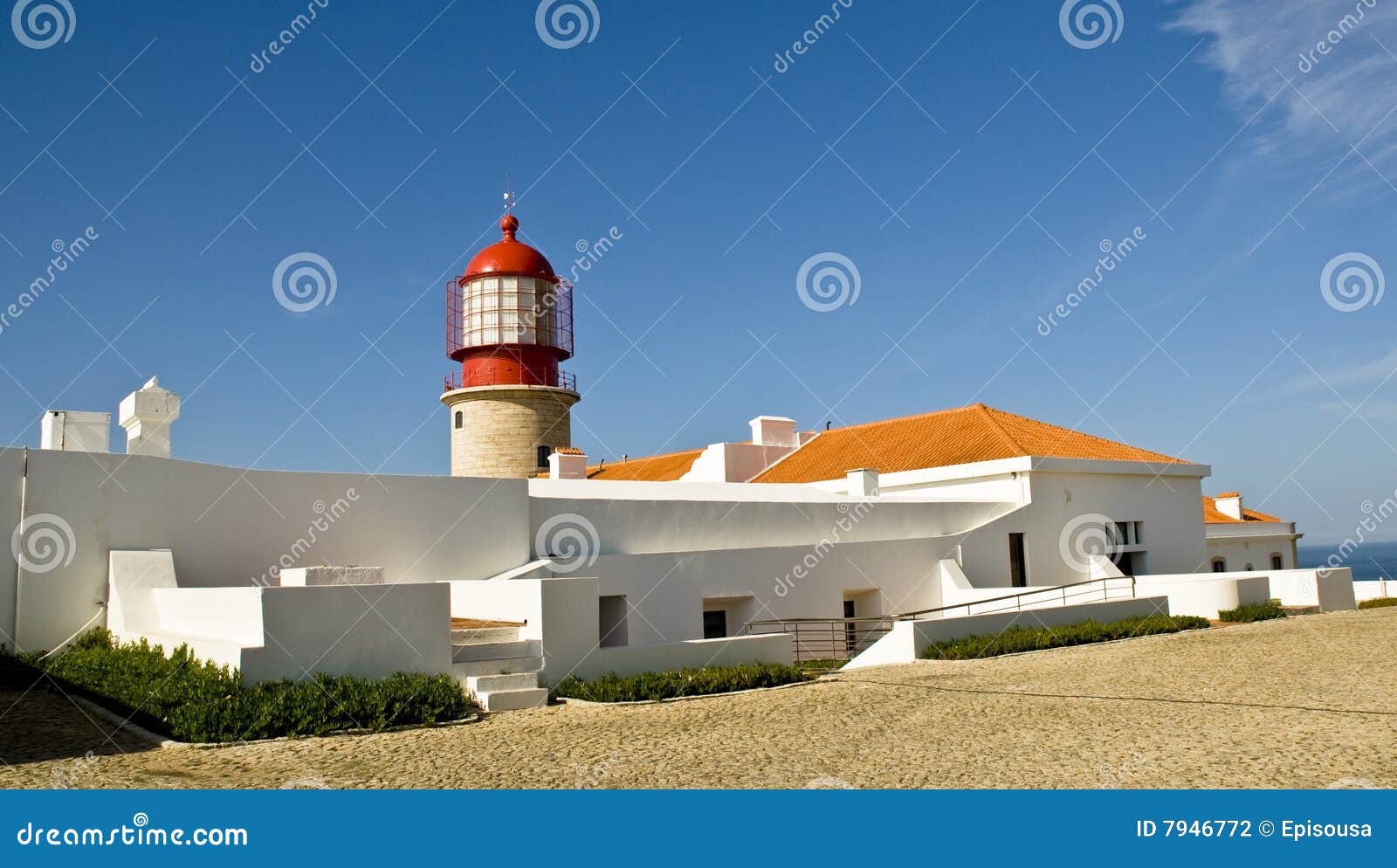 Lighthouse, Algarve, Portugal Stock Photo - Image of days, white: 7946772