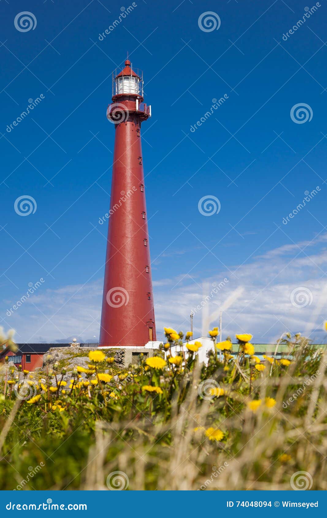 Lighthouse of Andenes stock photo. Image of tourism, nature - 74048094