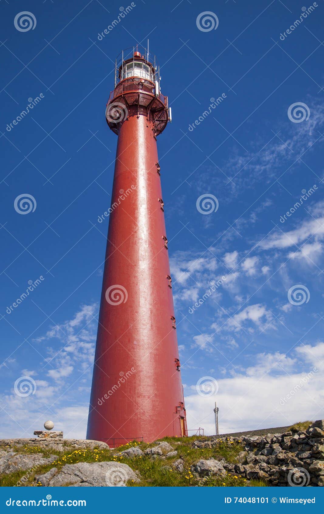 Lighthouse of Andenes stock image. Image of travel, life - 74048101