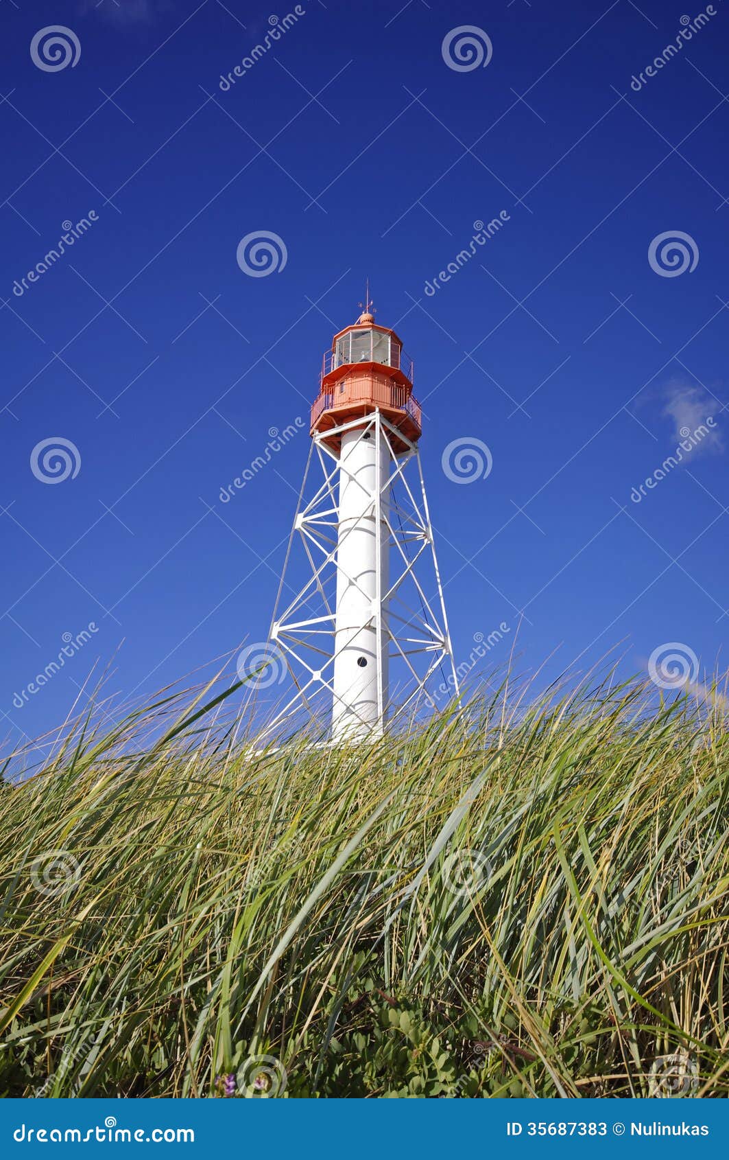 Lighthouse by the Baltic Sea in Latvia Stock Image - Image of ...