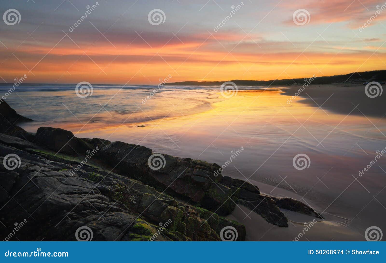 Lighthouse Beach Seal Rocks Stock Photo - Image of sugarloaf, ocean ...