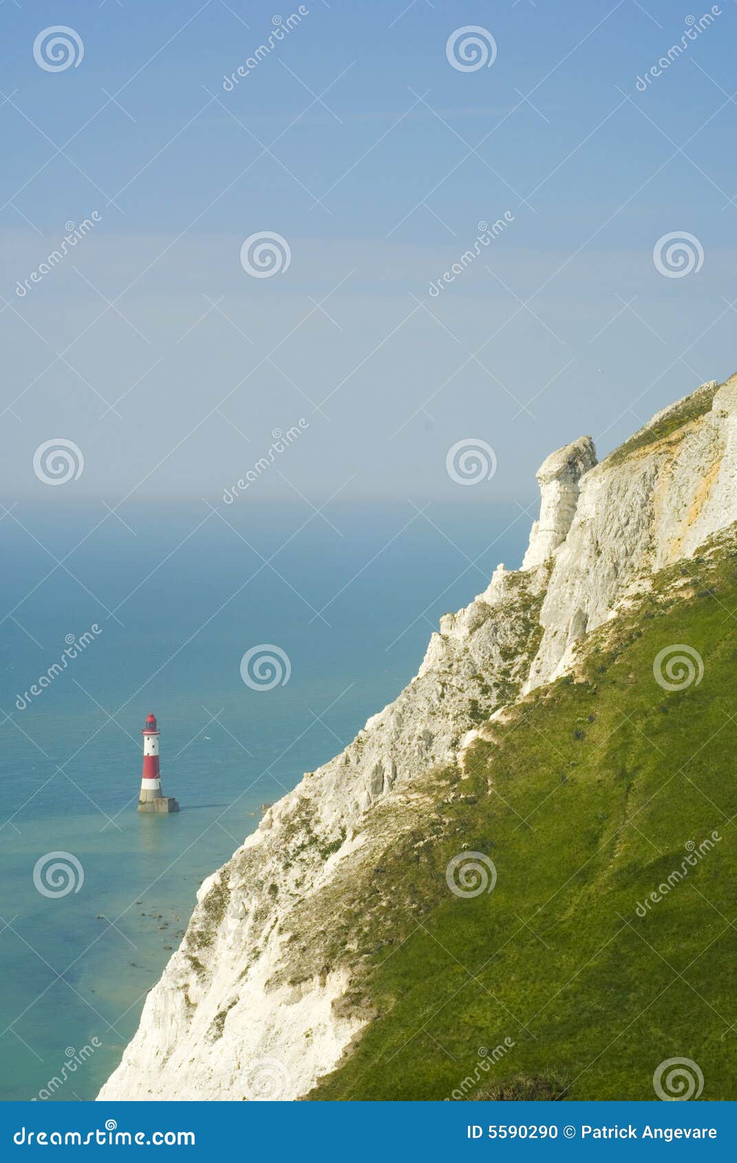 Lighthouse Beachy Head stock photo. Image of erosion, shore - 5590290