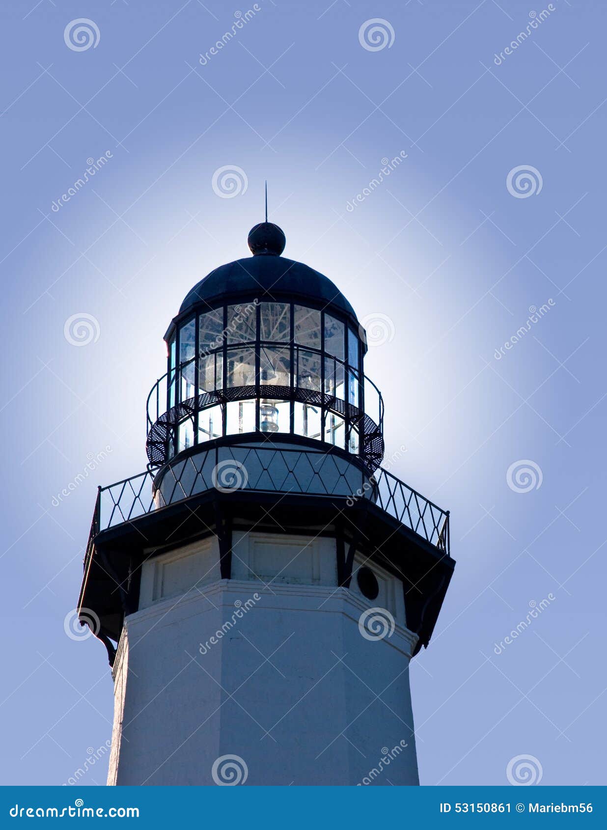 Lighthouse Beacon stock image. Image of long, landmark - 53150861