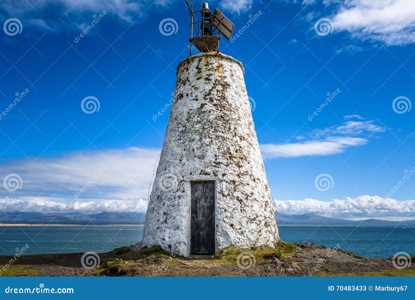 Lighthouse Beacon stock image. Image of building, conical - 70483433