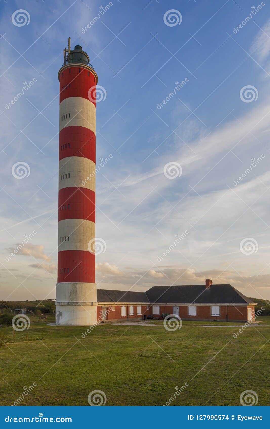 Lighthouse of Berck-Plage, France Stock Photo - Image of berck ...