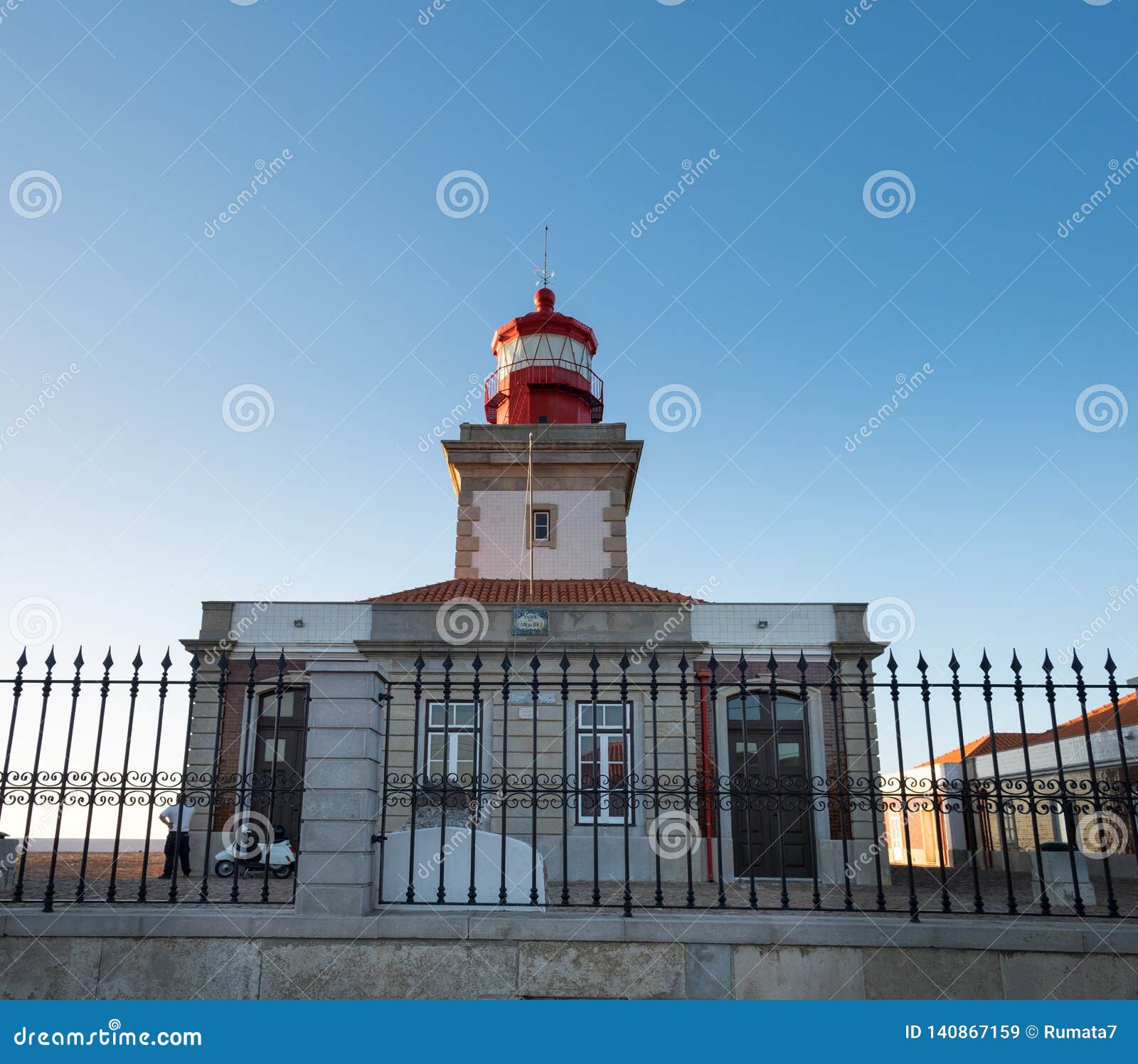 Lighthouse at Cabo Da Roca (Cape Roca Editorial Stock Image - Image of ...